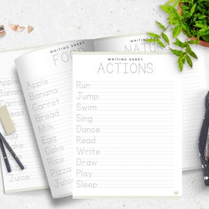 Printable Kids’ Writing Practice Sheets | Handwriting & Word Tracing ...