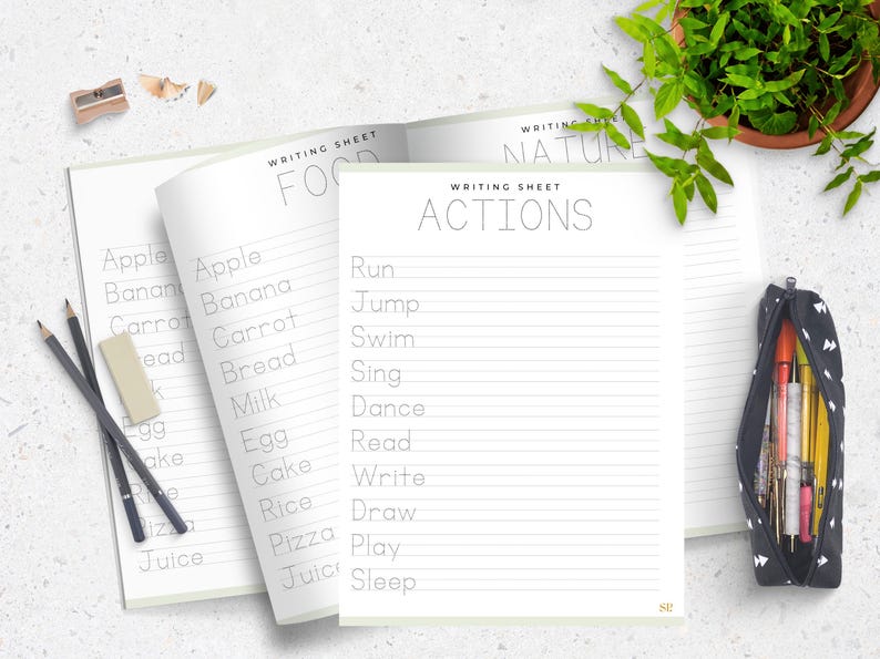 Printable Kids’ Writing Practice Sheets | Handwriting & Word Tracing ...