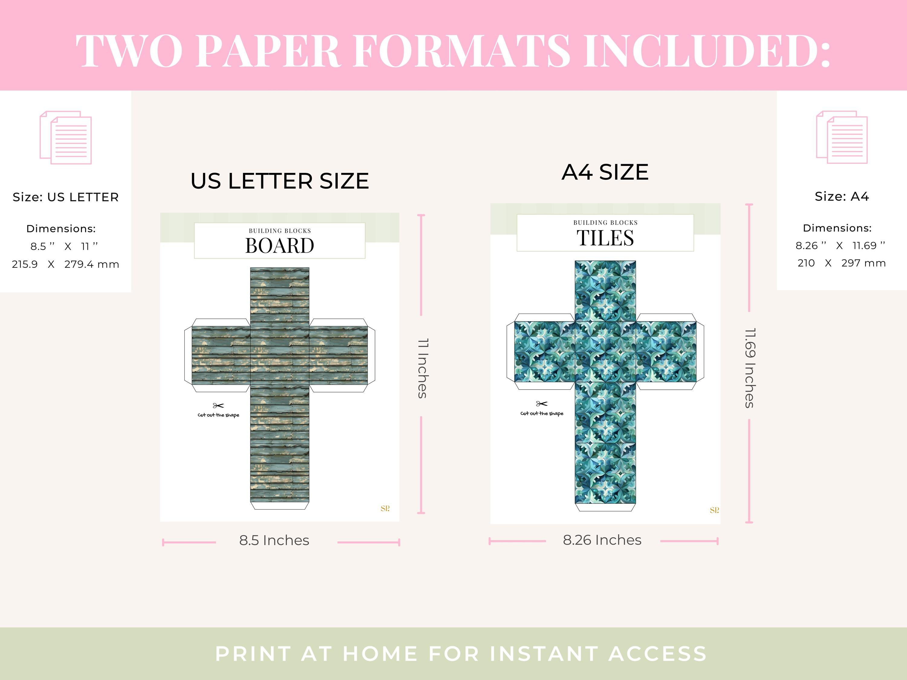 Printable DIY Construction-themed Building Blocks - Paper Toy Template ...