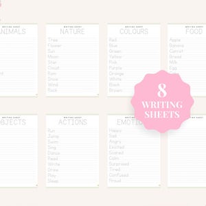 Printable Kids’ Writing Practice Sheets | Handwriting & Word Tracing ...