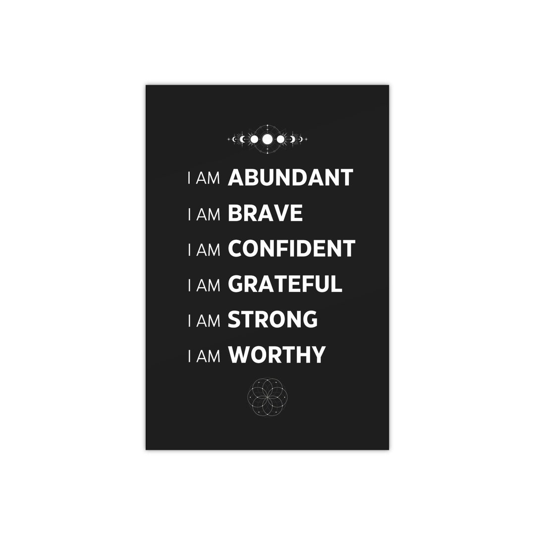 Affirmation Wall Art, Motivation Art, Positive Affirmation Wall Art ...