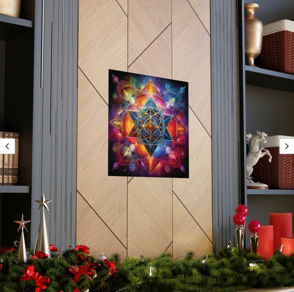 Sacred Geometry Wall Art, Sacred Geometry, Modern Wall Art, Designer ...