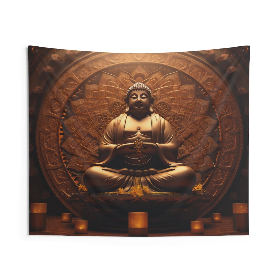 Buddha Wall Art | Buddha Tapestry | Zen Wall Art | Buddha Print ...