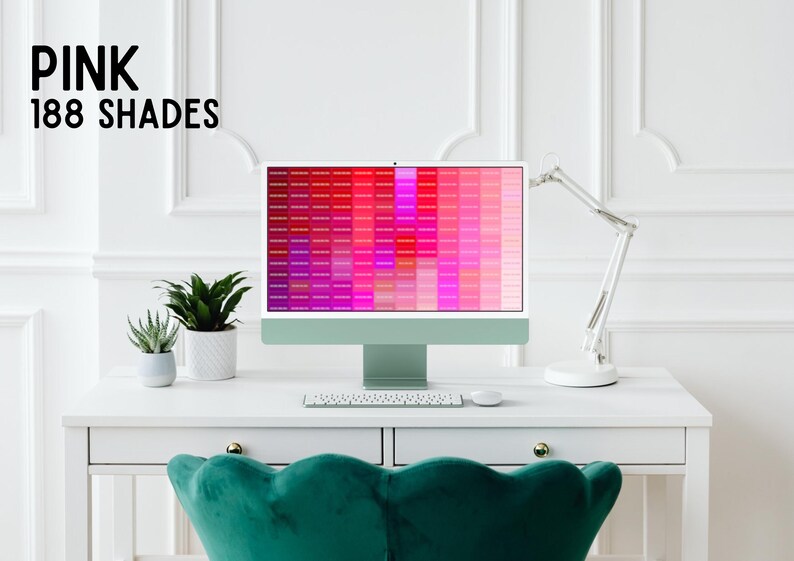 HSV/HSB: 2000 Color Values Chart, Printable PDF Bundle | Palette, Color ...