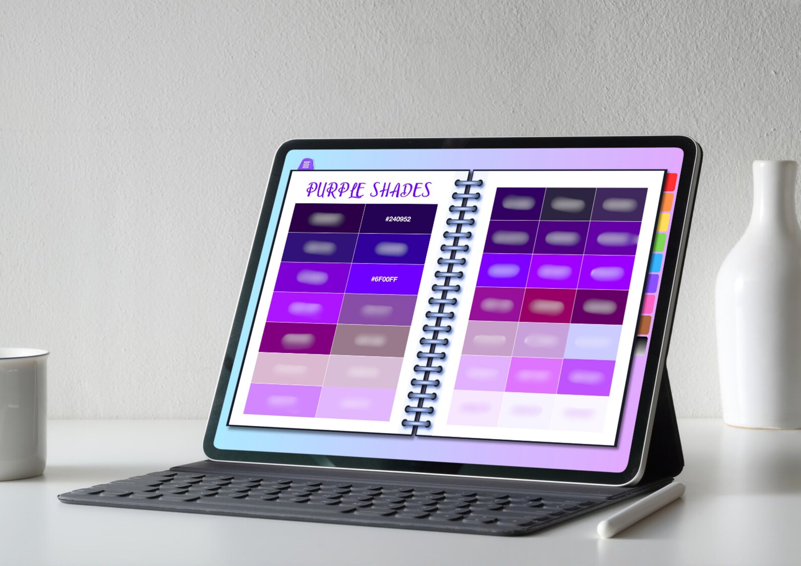 400 Hex Color Codes: Digital PDF Bundle, Printable Color Palette Chart ...