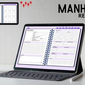 Manga Manhwa Manhua Journal: 1000+ Pages, 14 Colors | Digital Reading ...