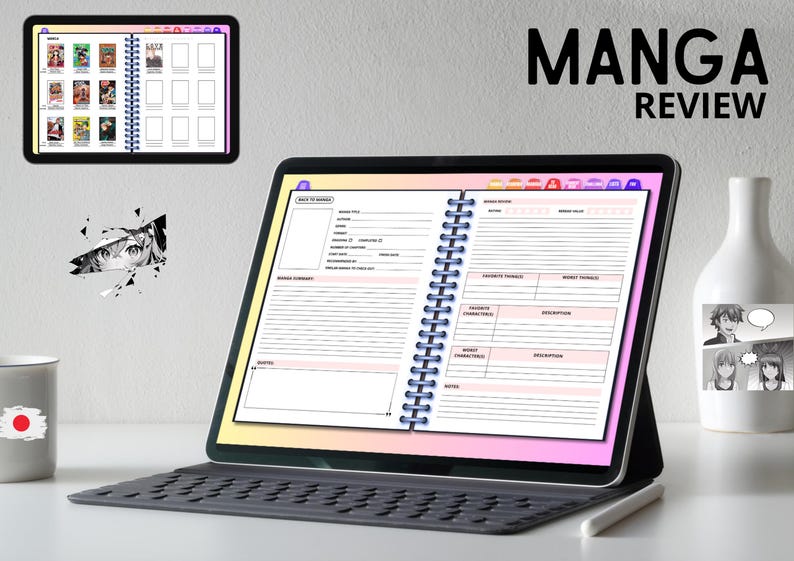 Manga Manhwa Manhua Journal: 1000+ Pages, 14 Colors | Digital Reading ...