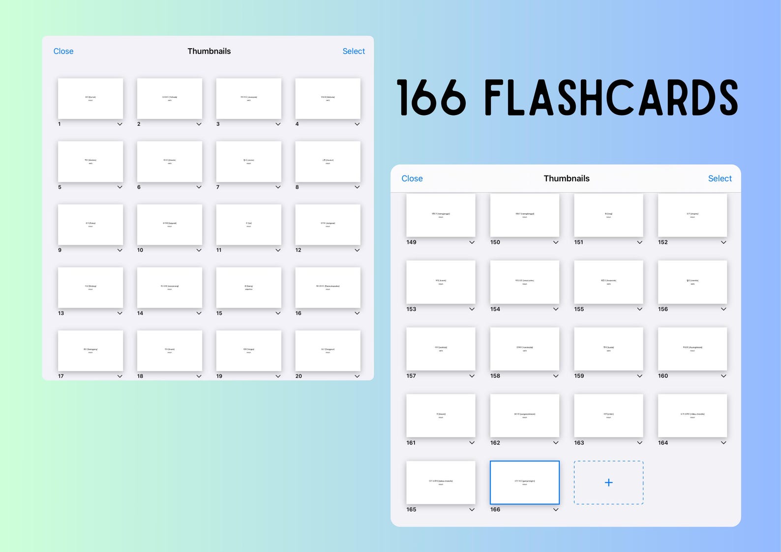Food in Korean - Digital Flashcards for Goodnotes | 166 Flashcards ...