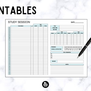 Study Package Printable - Etsy
