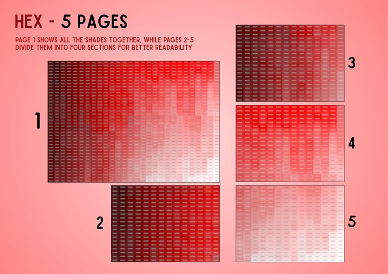 Red Color Values Bundle: Hex, Rgb, Cmyk, Hsl, Hsv/ Hsb, Lab, Lch, Xyz ...