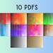 2000 Hex Color Codes | Digital PDF Bundle, Printable Color Palette ...