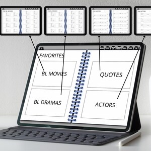 Bl Drama Journal | Black Digital Journal | 1300+ Pages - 11 Sections - Etsy