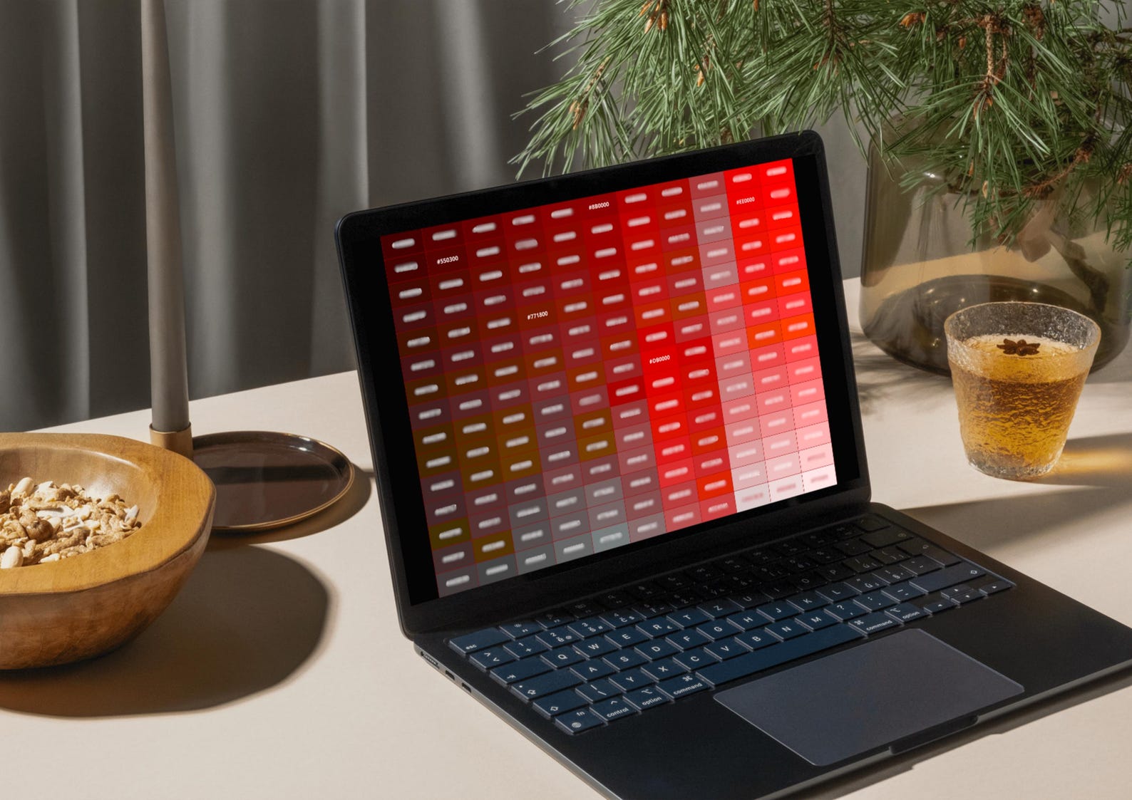 165 Shades of Red | Digital Hex Code Chart for Branding & Design - Etsy