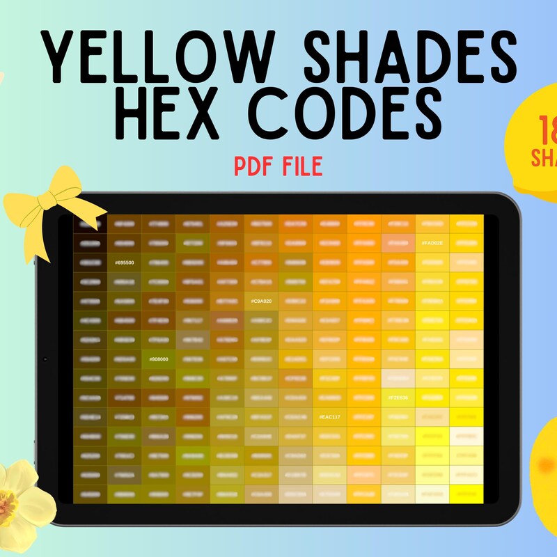 Paint Color Charts - Etsy