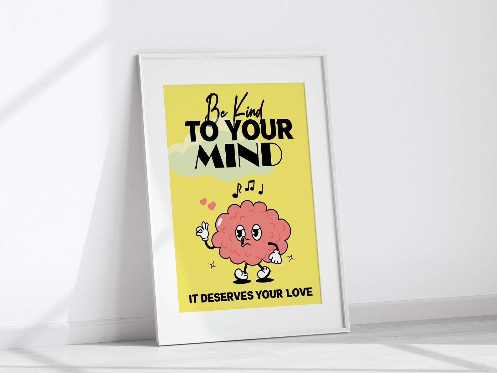 Be Kind to Your Mind Poster, Motivation Quote Home Print, Counselor ...