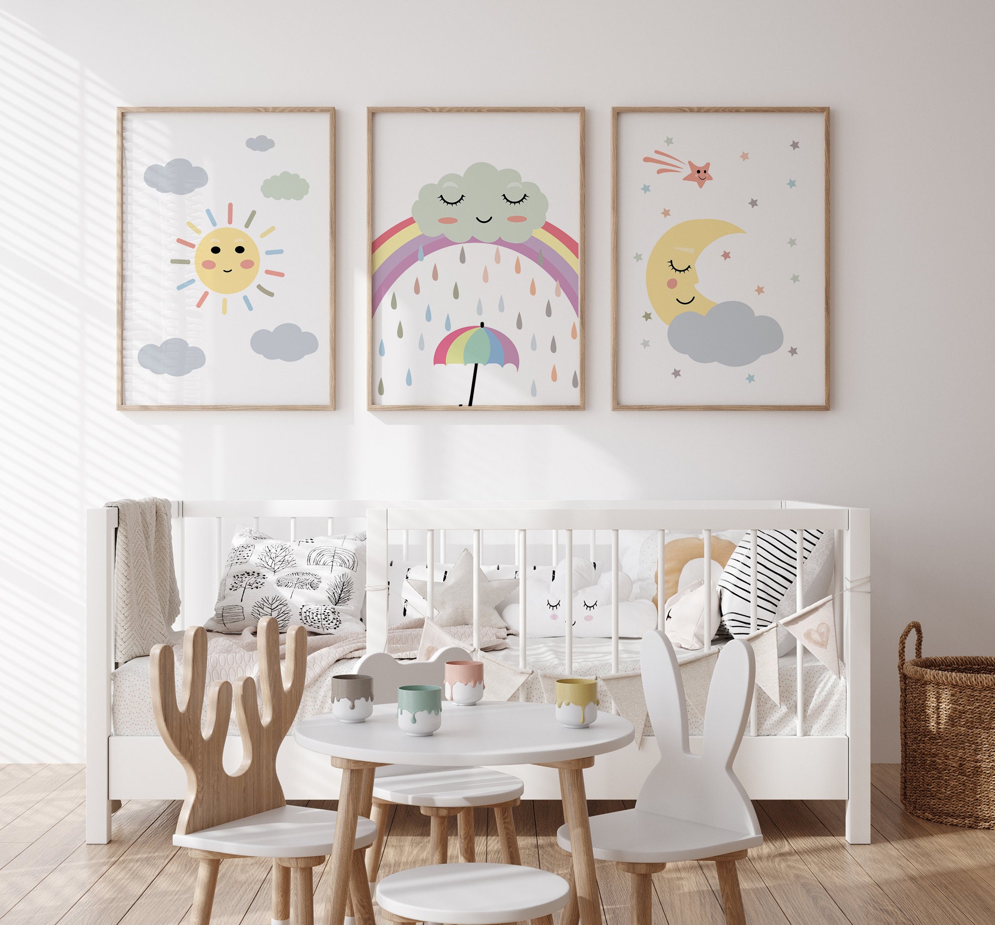 Nursery Print Set of 3, Kid and Baby Printable Art, Kid and Baby Wall ...