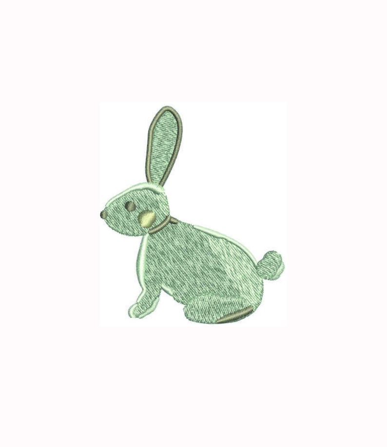 Bunny Embroidery Design - Woodland Animals Design - Machine Embroidery ...