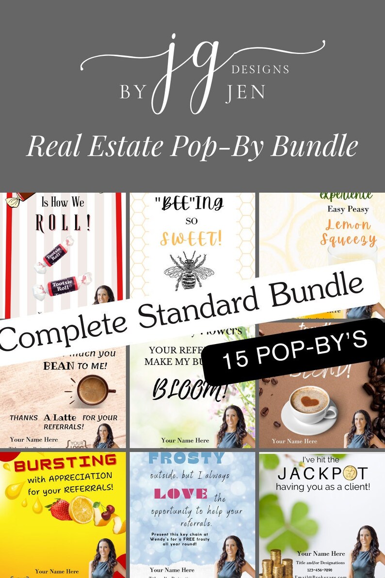 Real Estate Pop-by - Complete Standard Bundle 12 Months - Etsy