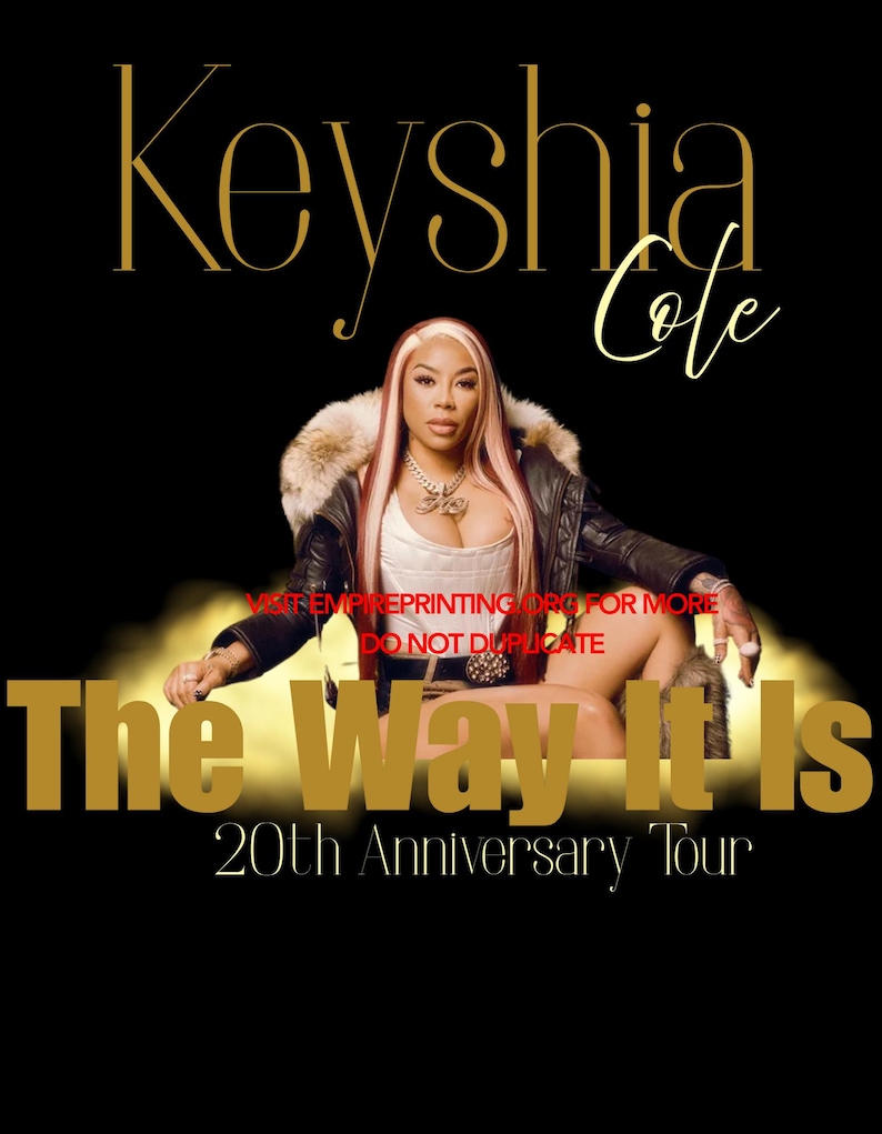 Keyshia Cole PNG Concert, Keyshia Cole Download, Concert Tee PNG ...