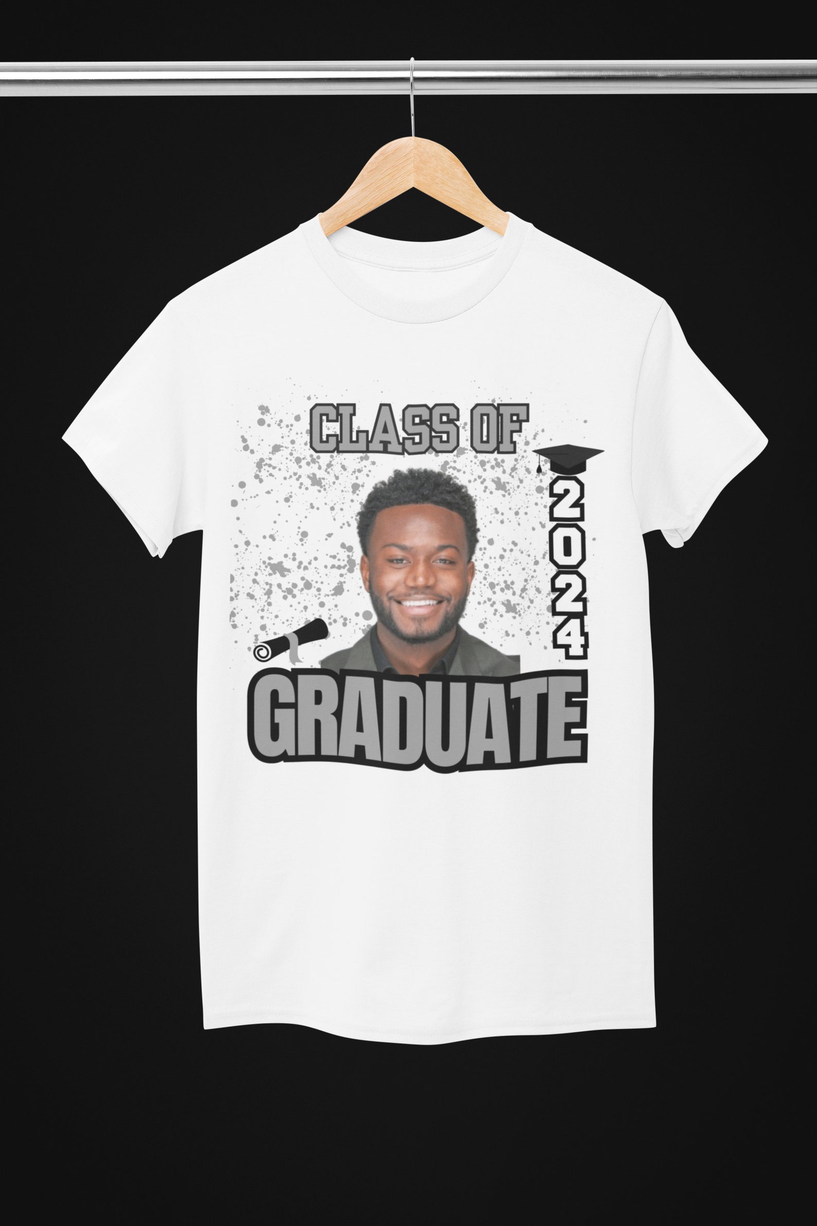 Graduation T Shirt Template 4 Bundle Class of 2024 Editable in Canva ...
