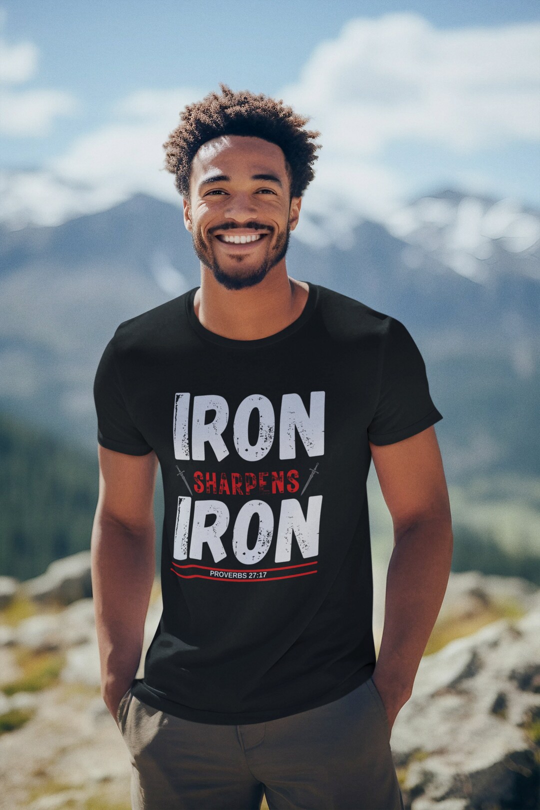 Iron Sharpens Iron, PNG and SVG Digital Download - Etsy