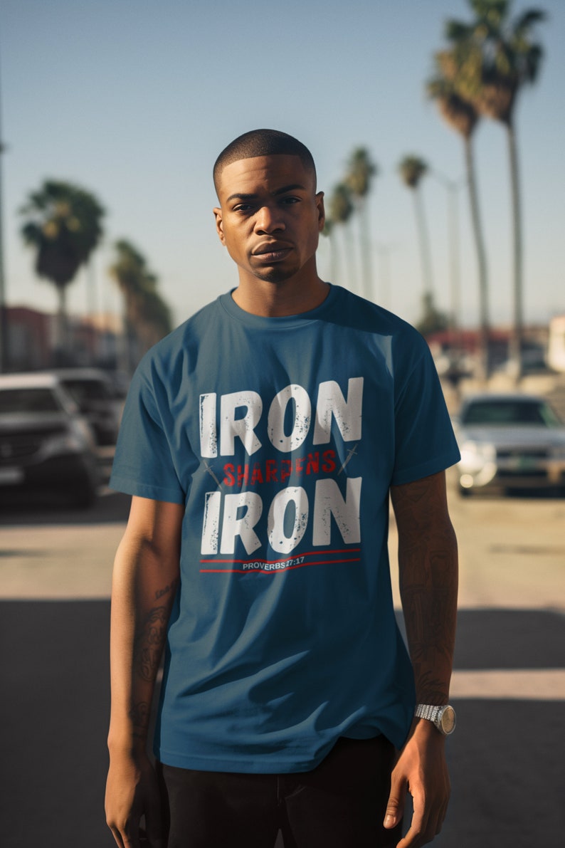 Iron Sharpens Iron, PNG and SVG Digital Download - Etsy