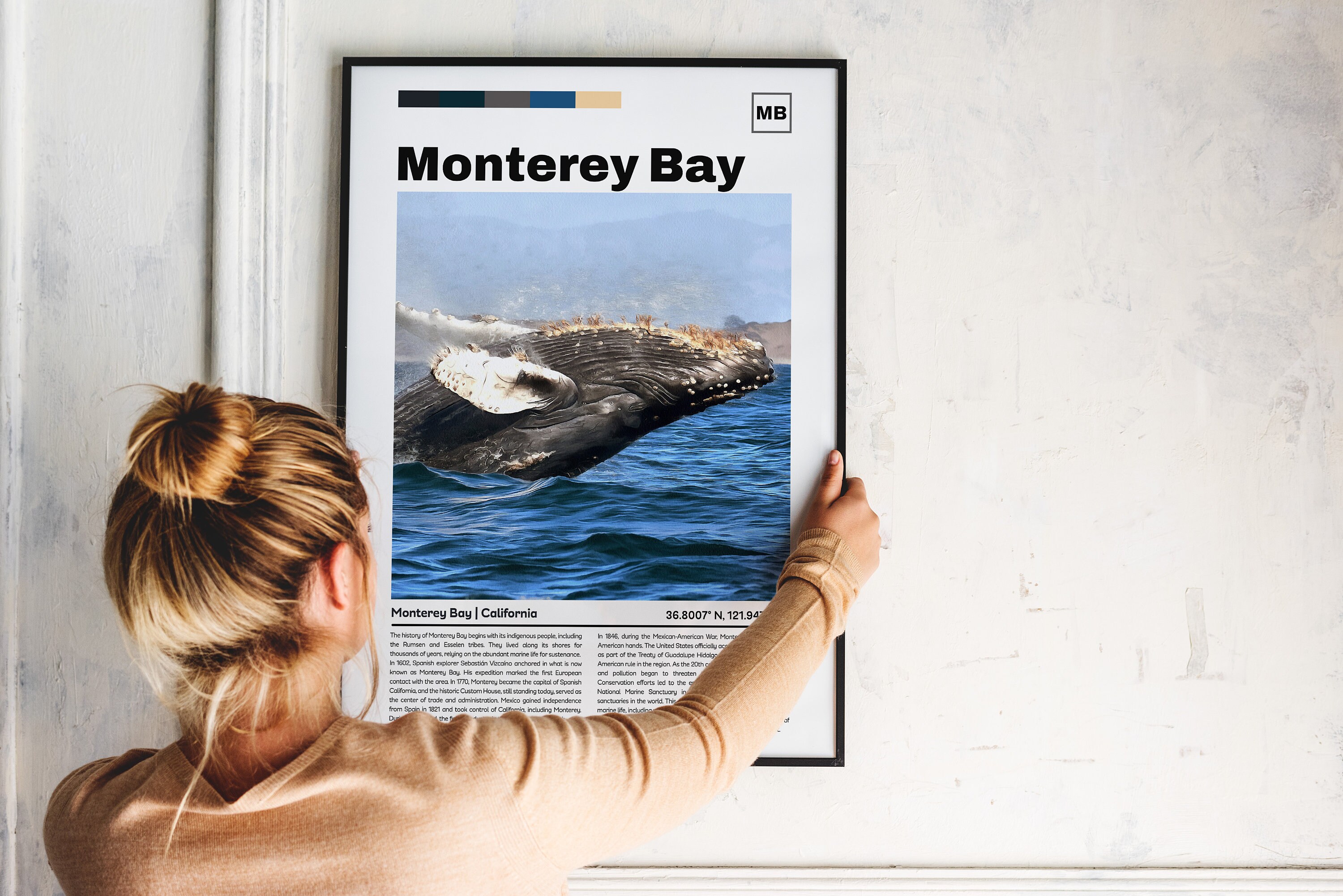 Monterey Bay Print, Monterey Bay Poster, Monterey Bay Wall Art ...