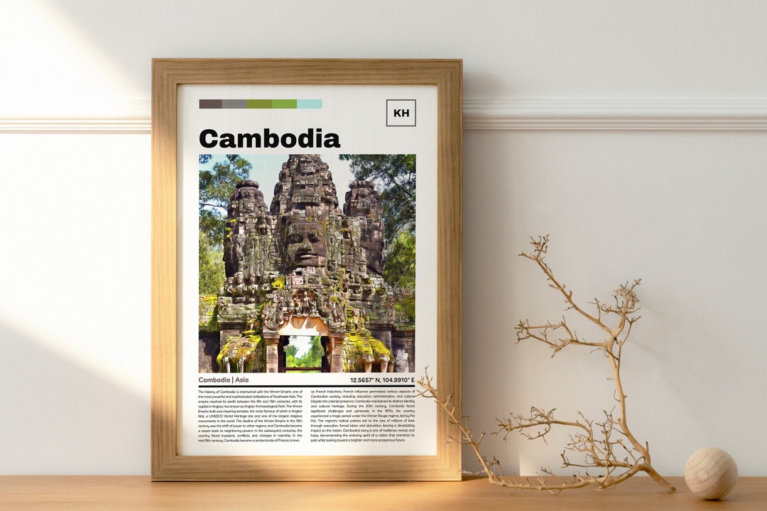 Cambodia Print Cambodia Art Cambodia Poster Cambodia Photo - Etsy