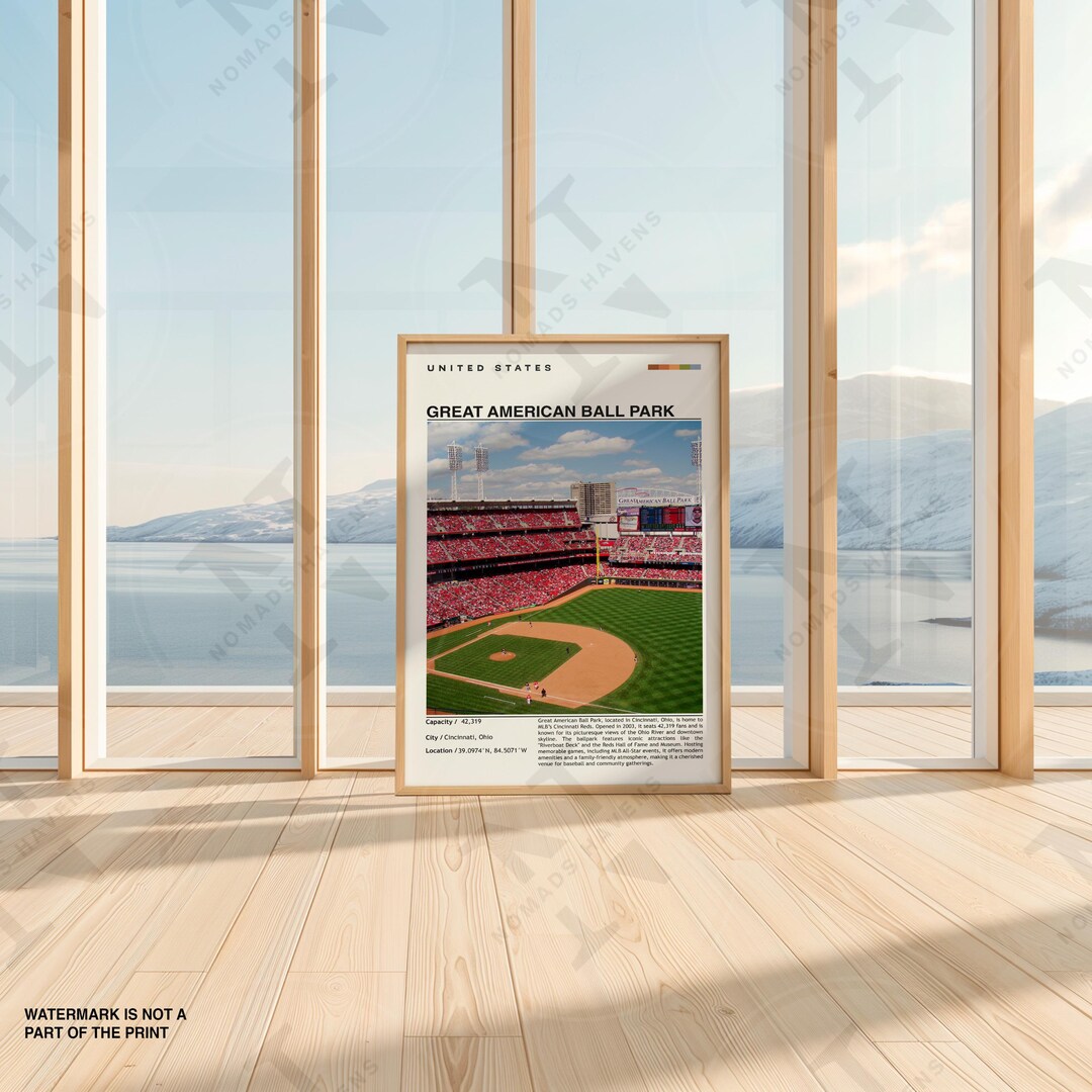 Great American Art, Baseball Stadium Art, Great American Print ...