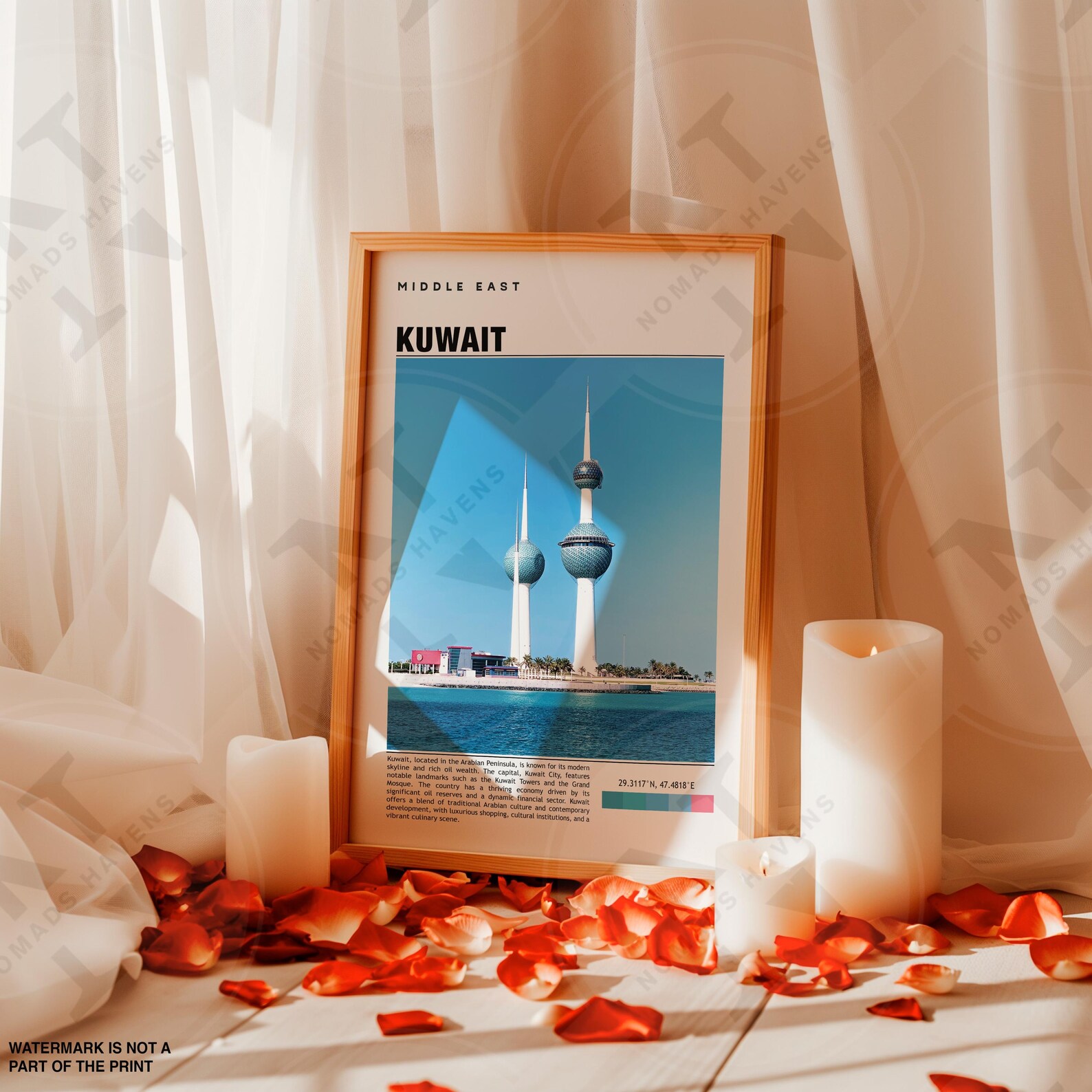 Kuwait City Print, Kuwait City Art, Kuwait City Poster, Kuwait City ...