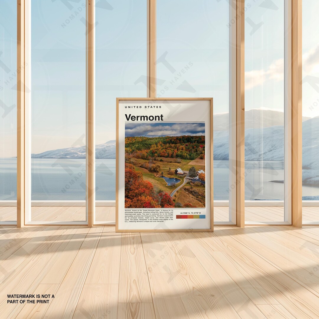 Vermont Print, Vermont Art, Vermont Photo, Vermont Poster Print ...