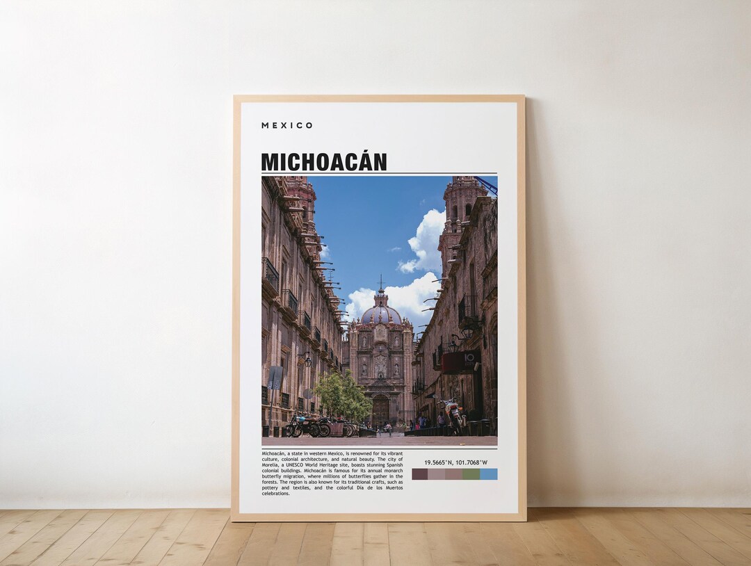 Michoacán Art Print, Mexican Town and Nature (multiple Sizes) - Etsy