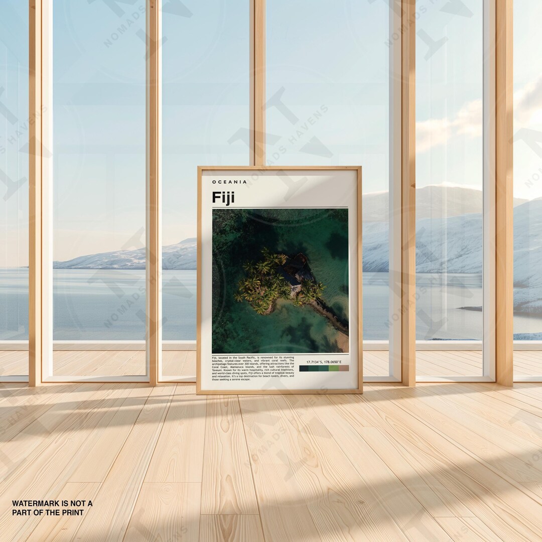 Fiji Print, Fiji Art, Fiji Poster, Fiji Photo, Fiji Poster Print, Fiji ...