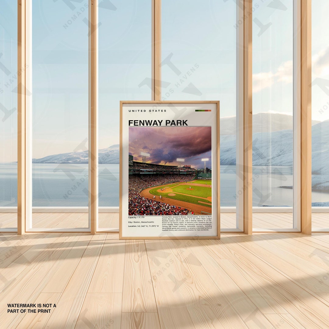 Fenway Park Print, Fenway Park Poster, Fenway Park Wall Art, Fenway ...