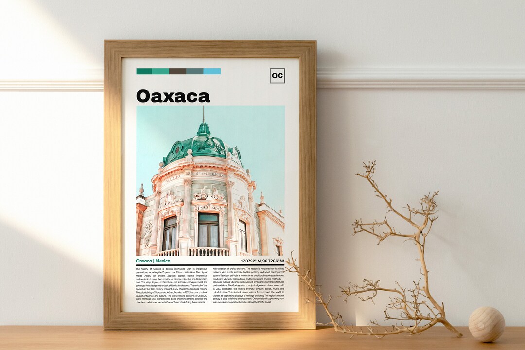 Oaxaca Print, Travel Poster, Oaxaca Art, Oaxaca Poster, Oaxaca Photo ...