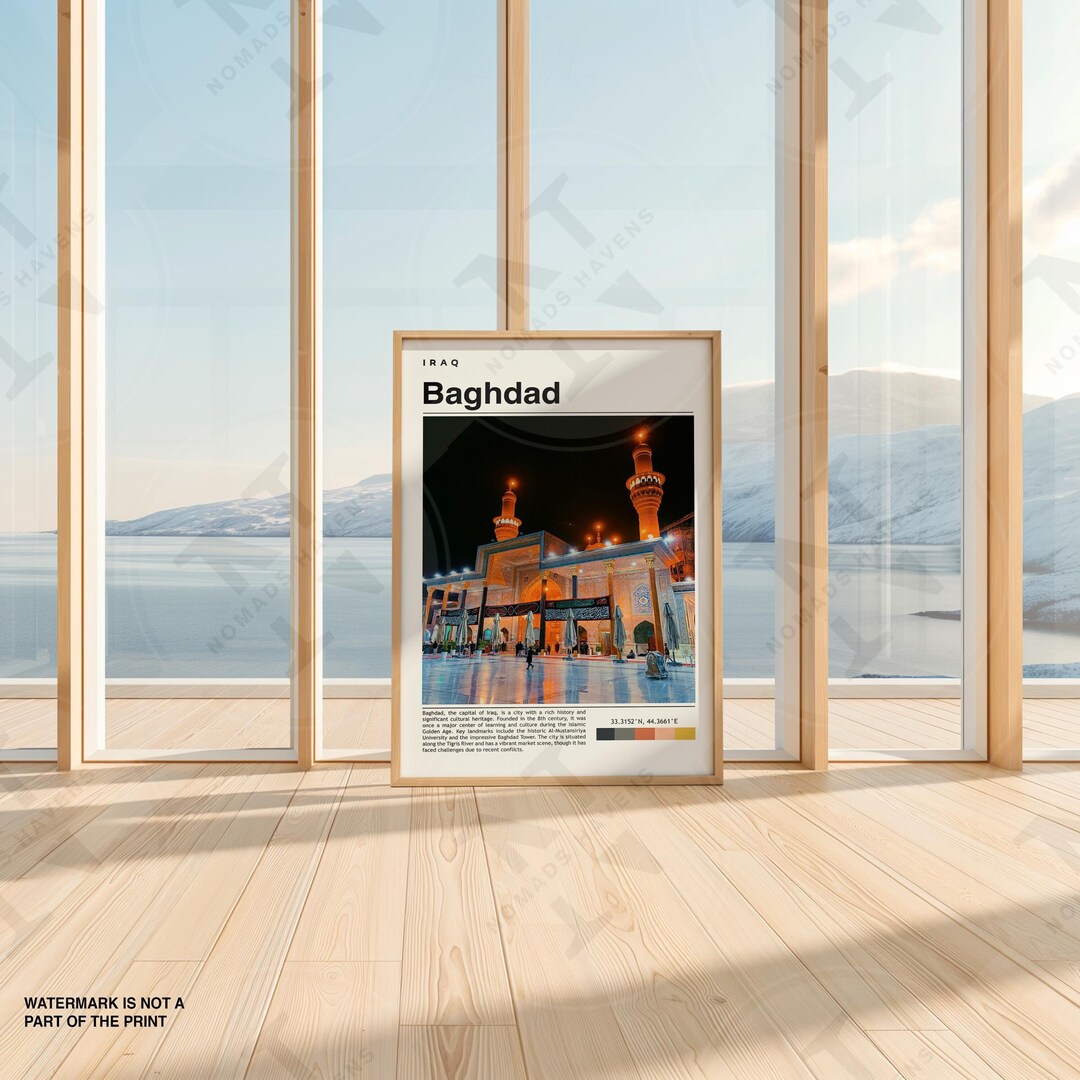Baghdad Print, Baghdad Art, Baghdad Poster, Baghdad Photo, Baghdad ...
