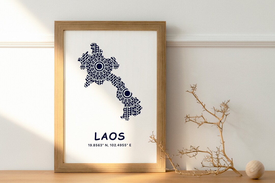 Laos Print, Laos Art, Laos Poster, Laos Photo, Laos Poster Print, Laos ...