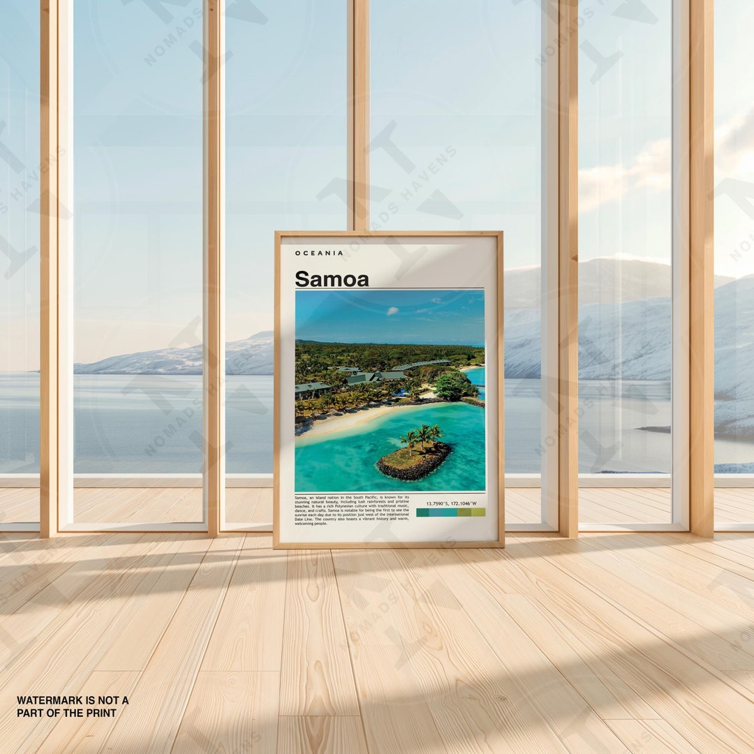 Samoa Print, Samoa Art, Samoa Poster, Samoa Photo, Samoa Poster Print ...