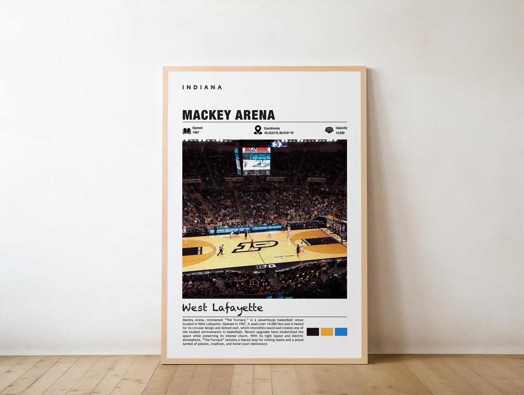 Mackey Arena Wall Art - Football Stadium Print - Etsy