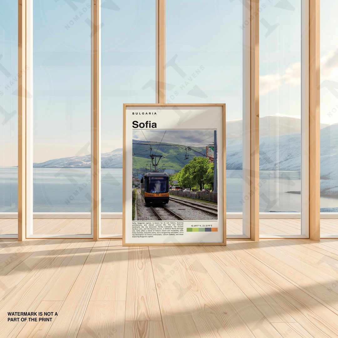 Sofia Print, Sofia Poster, Sofia Wall Art, Sofia Travel, Sofia Art Print, Sofia Artwork, Sofia ...