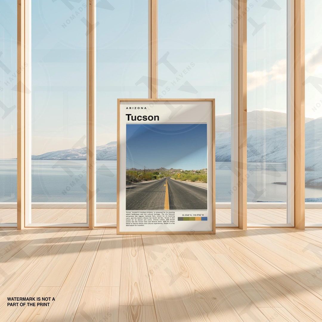 Tucson Print, Tucson Poster, Tucson Wall Art, Tucson Travel, Tucson Art ...