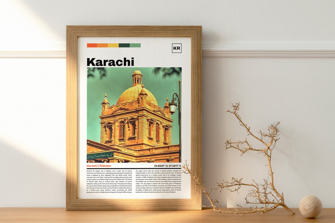 Karachi Print, Karachi Art, Poster, Karachi Photo, Karachi Poster Print ...