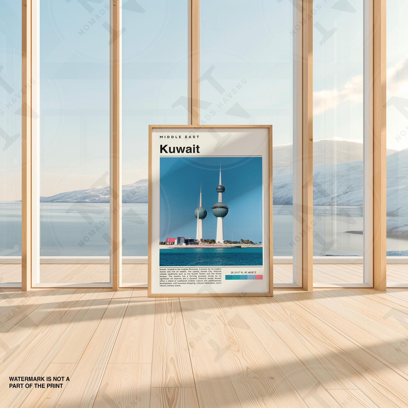Kuwait City Print, Kuwait City Art, Kuwait City Poster, Kuwait City ...