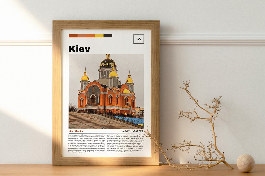 Kyiv Print, Kyiv Poster, Kyiv Wall Art, Kyiv Travel, Kyiv Art Print ...