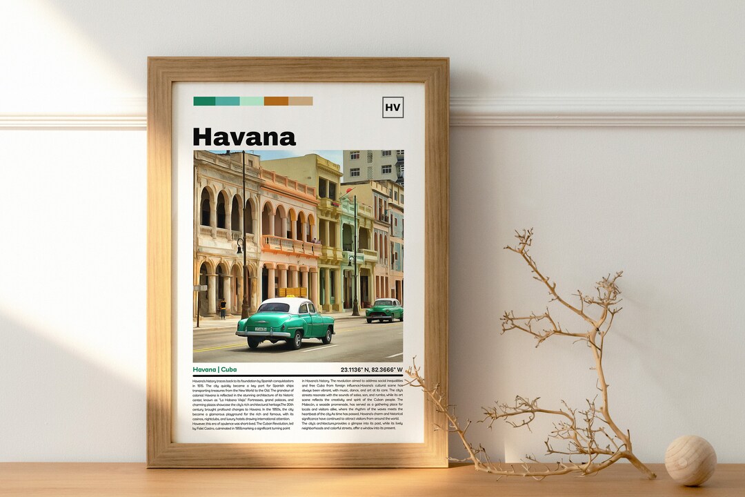 Havana Print, Havana Wall Art, Havana Poster, Havana Photo, Havana ...