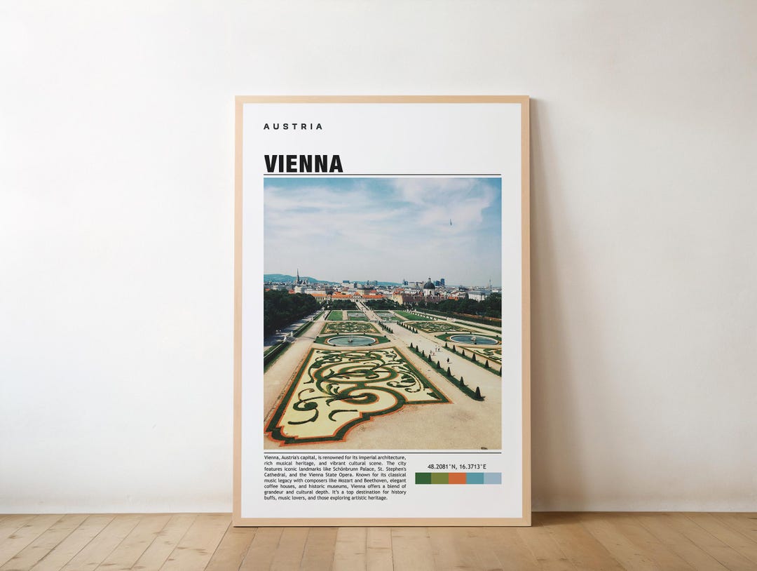 Vienna Print, Vintage Poster, Vienna Art, Vienna Poster, Vienna Photo ...