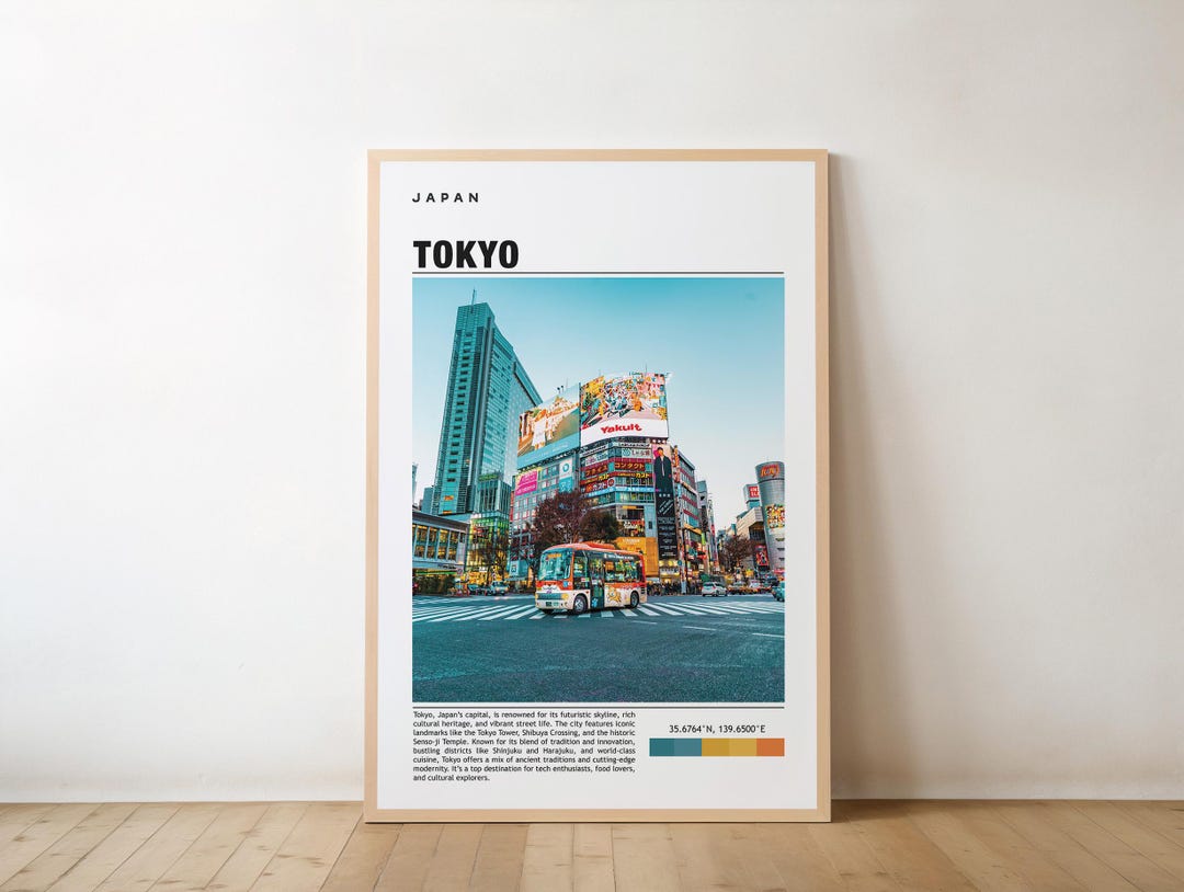 Tokyo Print, Vintage Poster, Tokyo Wall Art, Tokyo Poster, Tokyo Photo ...