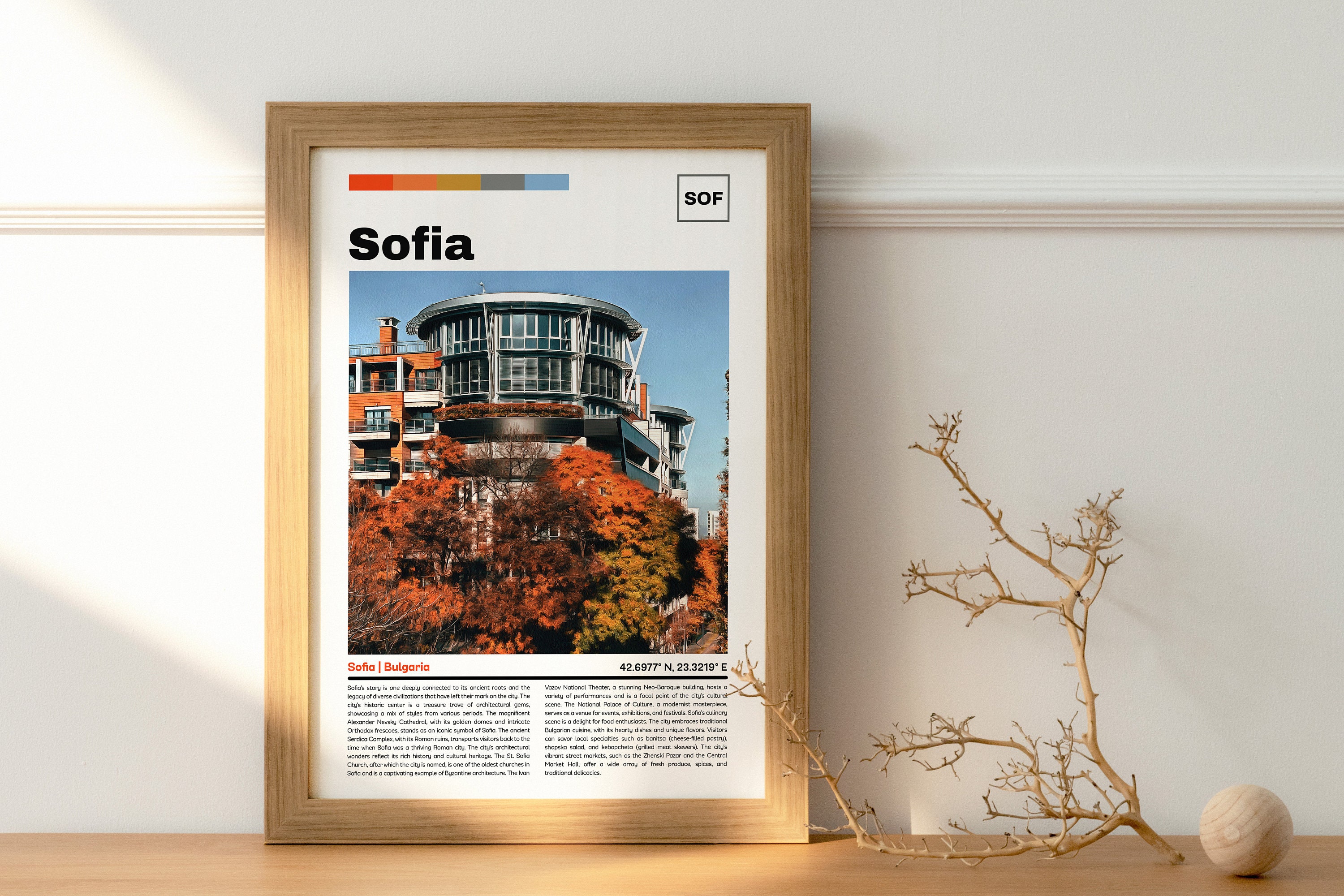 Sofia Print Sofia Poster Sofia Wall Art Sofia Travel Sofia - Etsy