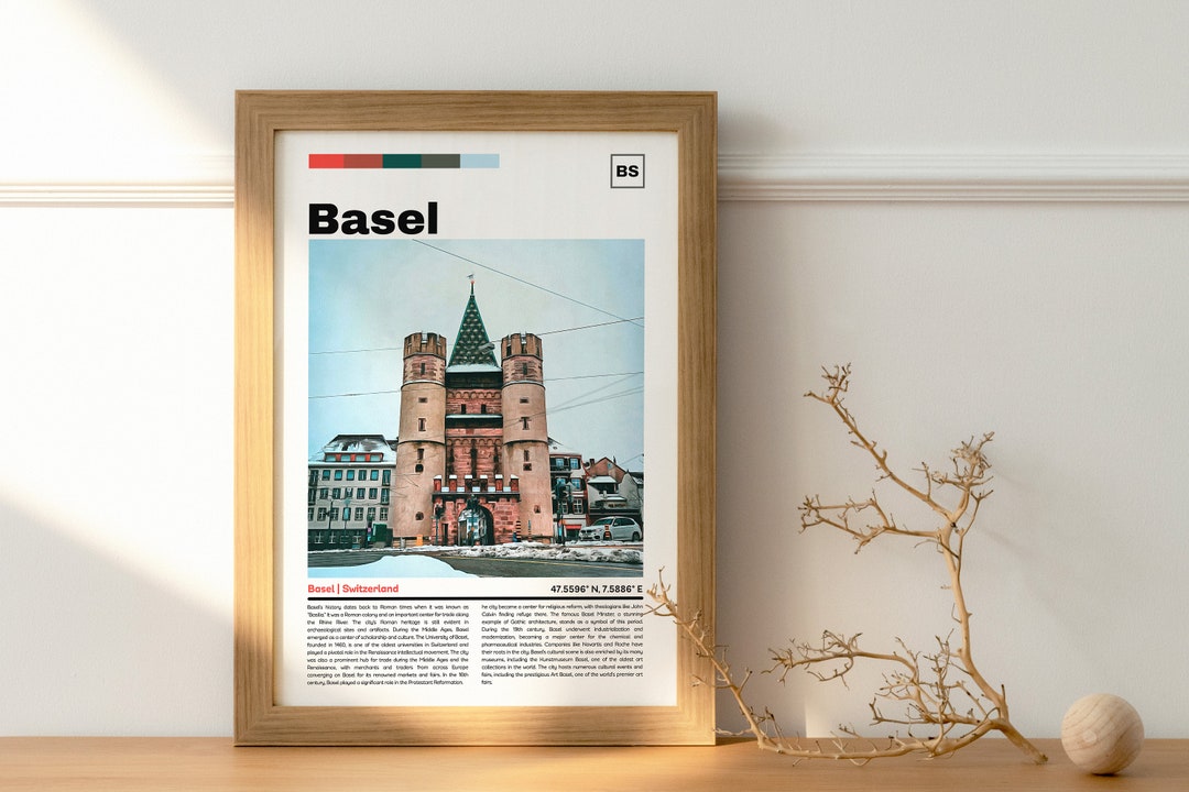Basel Print, Basel Poster, Basel Wall Art, Basel Travel, Basel Art ...