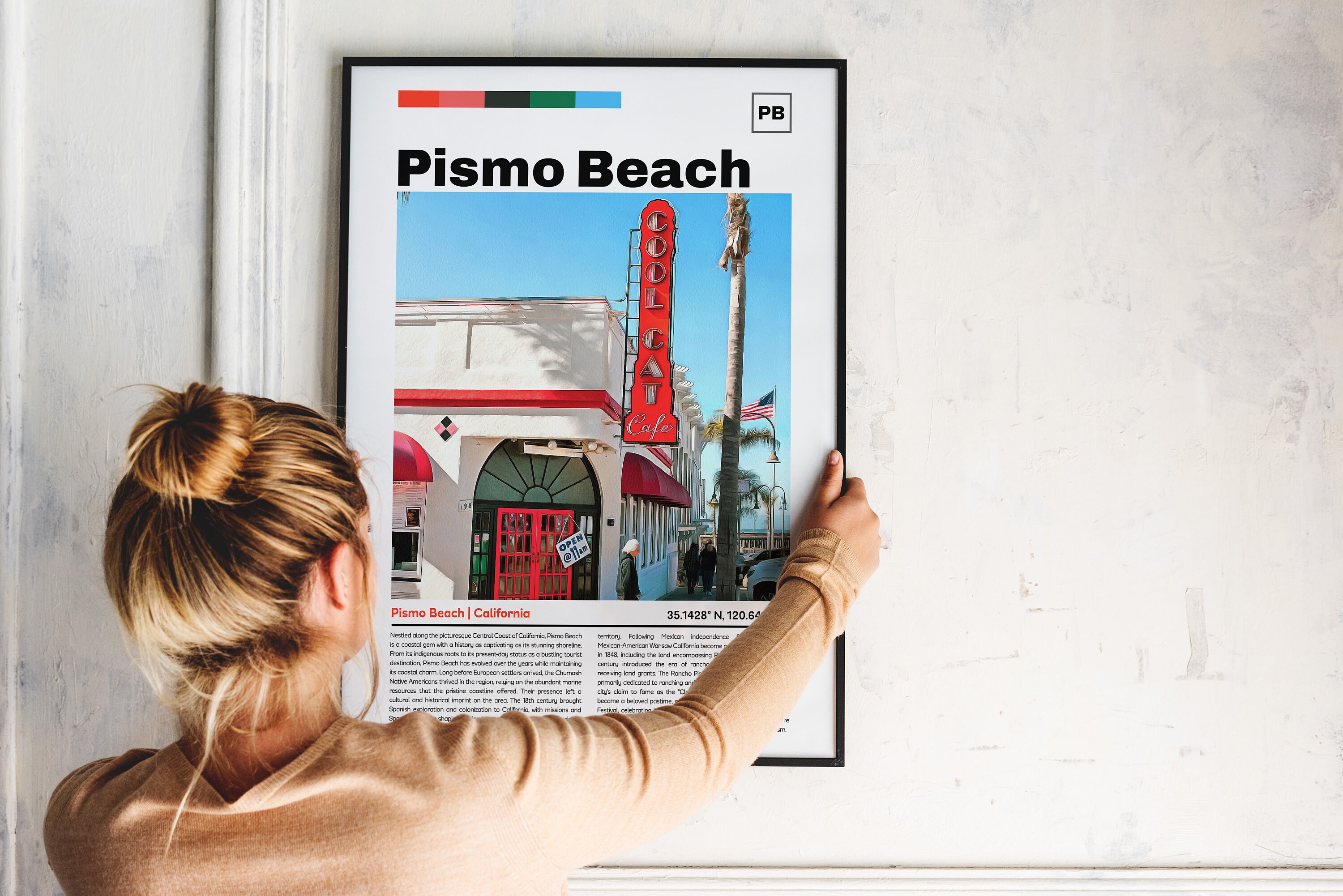 Pismo Beach Print, Pismo Beach Poster, Pismo Beach Wall Art, Pismo ...